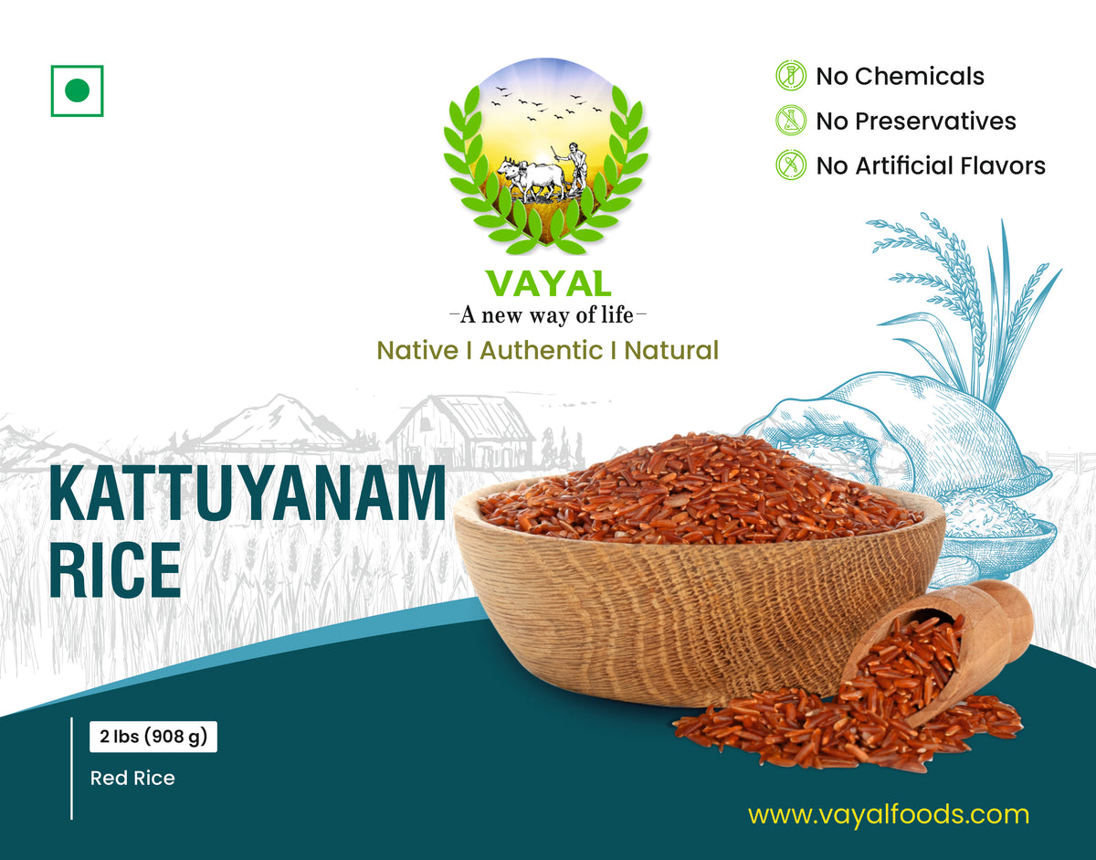 Kattuyanam Rice (2 lbs) – Vayal Foods