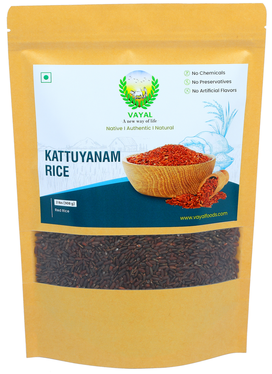 Kattuyanam Rice (2 lbs) – Vayal Foods